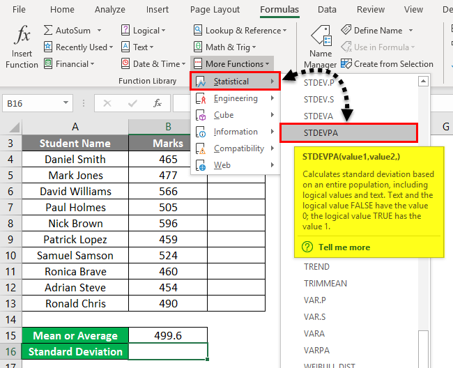 Z Score In Excel Examples How To Calculate Excel Z Score 