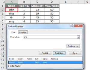 Find in Excel | Methods to Use Find Feature in Excel with Examples