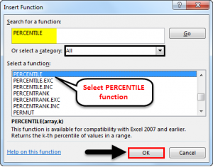 PERCENTILE Formula in Excel | How to use PERCENTILE Formula?