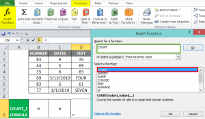COUNT Formula in Excel | How to Use COUNT Formula?