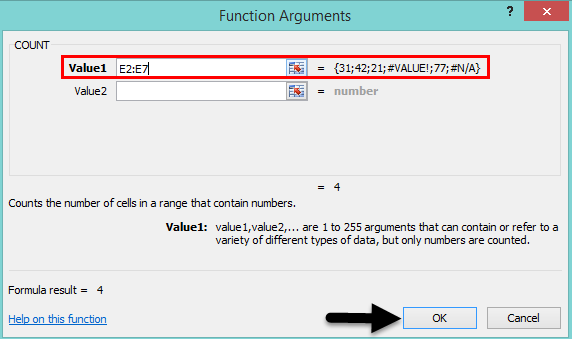 COUNT Formula In Excel How To Use COUNT Formula 