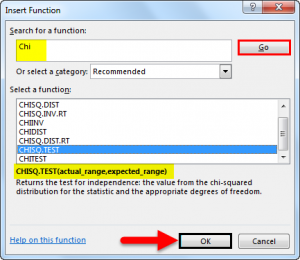 Chi Square Test in excel | How to do Chi Square Test in Excel?