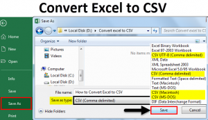 Convert Excel to CSV: Explained Steps with Examples | Educba