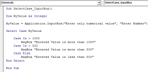 VBA Select Case Function | How to Use Excel VBA Select Case?