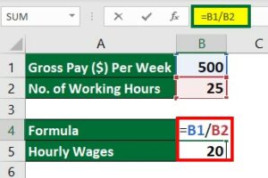 Salary Formula | Calculate Salary (Calculator, Excel Template)