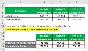 Stockholder’s Equity Formula | Calculator (Excel Template)