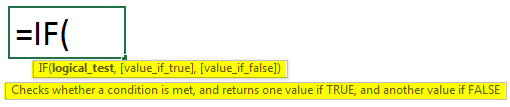 Excel IF Function Definition Formula Step By Step Guide