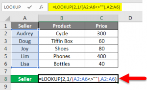 LOOKUP Function in Excel | Examples to Use Lookup Function