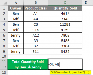 SUMIF with Multiple Criteria | Excel Function and Examples