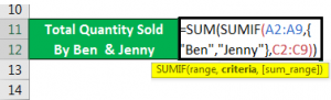 SUMIF with Multiple Criteria | Excel Function and Examples