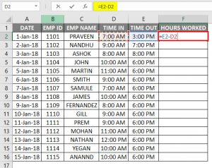 Timesheet in Excel | How to Create Timesheet Template in Excel?