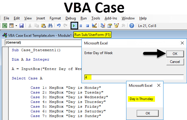 VBA Case How To Use Excel VBA Case Statement With Examples