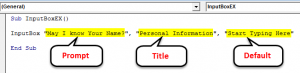 VBA InputBox | How to Create Excel VBA InputBoxw with examples?