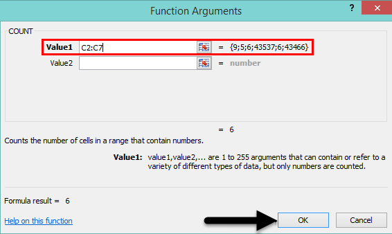 COUNT Formula In Excel How To Use COUNT Formula 