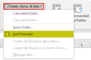 Pivot Table Formula in Excel | Steps to Use Pivot Table Formula in Excel