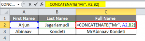 Concatenation in Excel | How to Use Concatenation Formula?