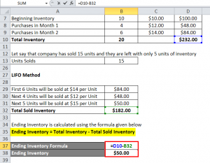 Inventory Formula | Inventory Calculator (Excel Template)