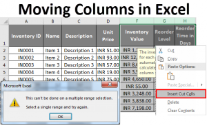 Moving Columns in Excel | Essential Steps to Move Columns in Excel
