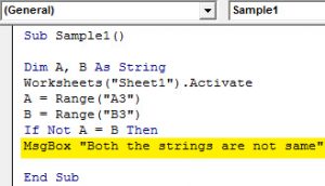 VBA IF Not | How to Use Excel VBA If Not with Examples?