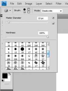 Sponge Tool In Photoshop | Different Step To Configure Sponge Tool