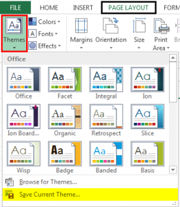 Themes in Excel | Learn How to Use Themes in Excel?