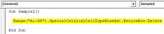 VBA Delete Row How To Delete Row In Excel Using VBA 