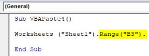 VBA Paste | Learn How to Use VBA Paste in Excel with different example?