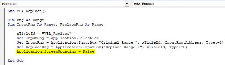 Vba Replace Function How To Use Excel Vba Replace Function 9940