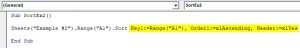 VBA Sort Function | How to Use Excel VBA Sort Function?