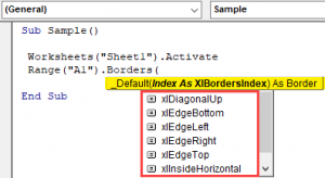 VBA Borders | How to Use Border in Excel VBA (Excel Template)