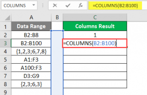 COLUMNS Formula in Excel | How to Use COLUMNS Formula in Excel?