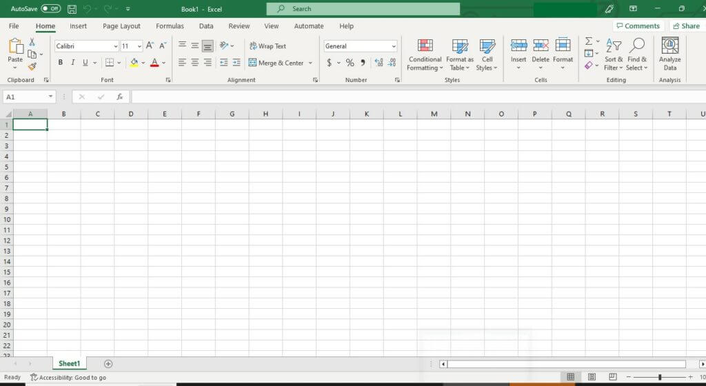Create Spreadsheet in Excel | How to Create Spreadsheet in Excel?