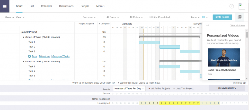 Gantt Chart Software | Main Features of Gantt Chart Software