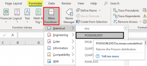Poisson Distribution in Excel | How to Use Poisson Distribution Function?