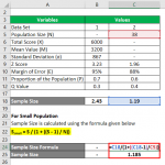 Sample Size Formula | Calculator (Excel Template)