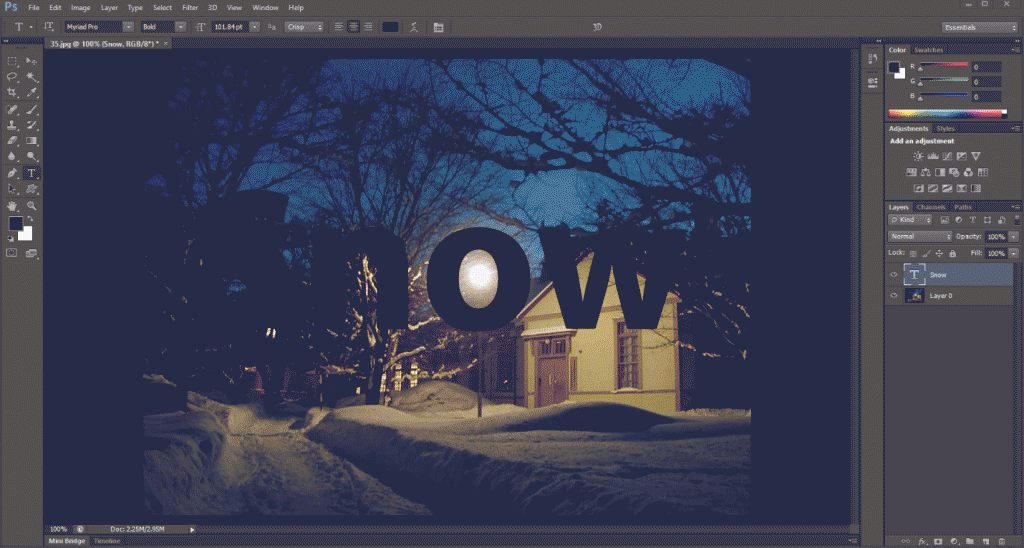 Transparent Text in Photoshop | How To Creat Transparent Text?