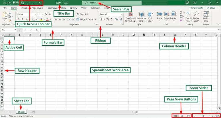Create Spreadsheet in Excel | How to Create Spreadsheet in Excel?