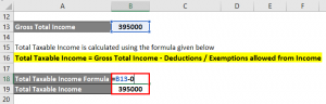 Taxable Income Formula | Calculator (Examples with Excel Template)