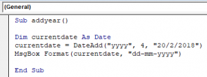 VBA DateAdd | Examples of Excel VBA DateAdd Function