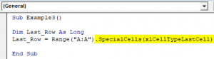 VBA Last Row | How to Find Last used Row in Column Using VBA?