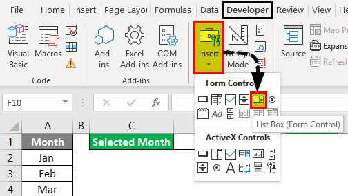 VBA List Box How To Create List Box In Excel VBA 