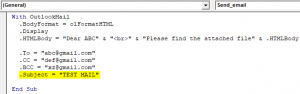 VBA Outlook | How to Use Excel VBA Outlook Function to Send Email?
