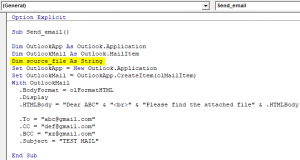 VBA Outlook | How to Use Excel VBA Outlook Function to Send Email?