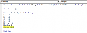 VBA Sleep | How to Use Excel VBA Sleep Function with Examples?