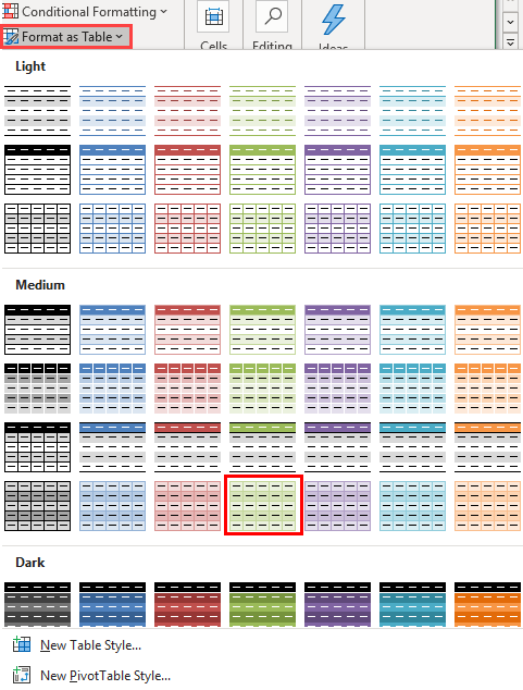 Alternate Row Color Excel How To Use Alternate Row Color Excel 