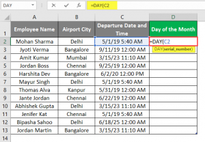 Day Formula in Excel | How to Use Excel Day Formula with Examples?