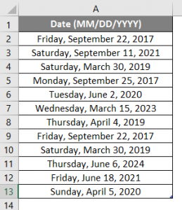 Day Formula in Excel | How to Use Excel Day Formula with Examples?