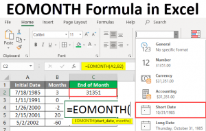 EOMONTH Formula | Step by Step Guide to EOMONTH in Excel
