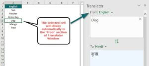 Translate in Excel | How to Translate Text in Excel with Examples?