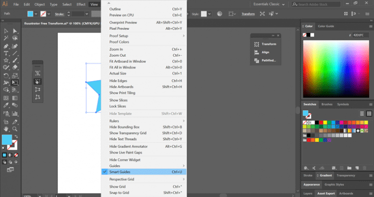 Illustrator Free Transform Tool | Steps to Use the Free Transform Tool